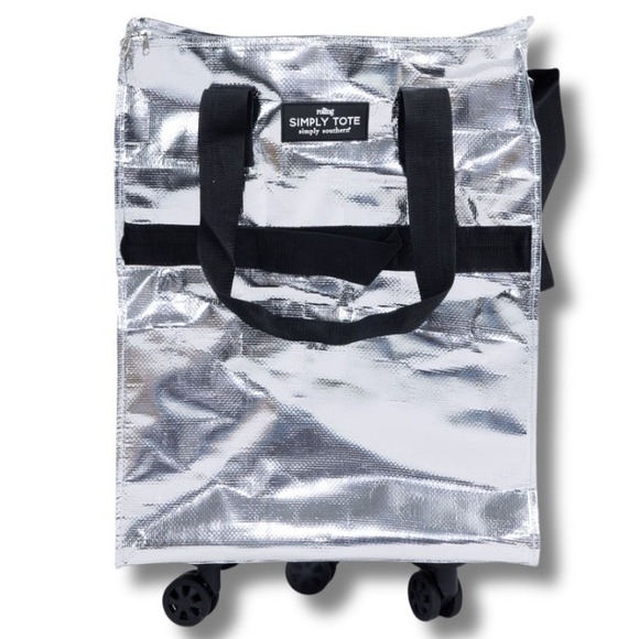 Simply Southern | Bags | Simply Southern Silver Metallic Roller Rolling ...
